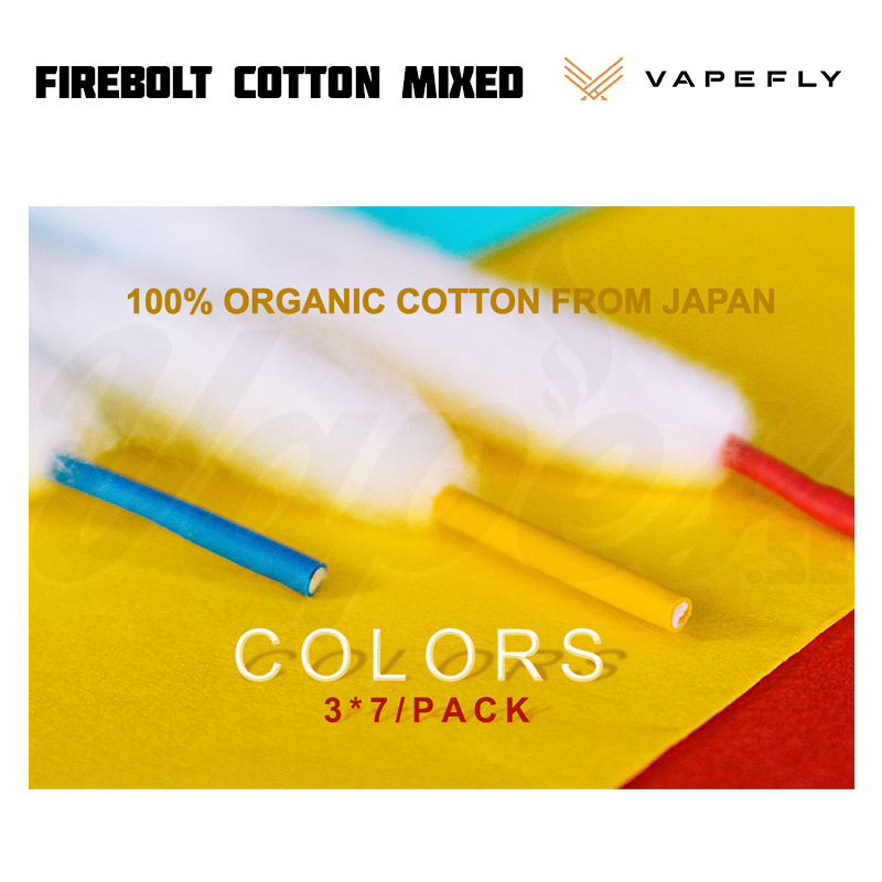 Vapefly Firebolt Cotton Mixed Edition (21-pack, Bomull) - Vapes.se